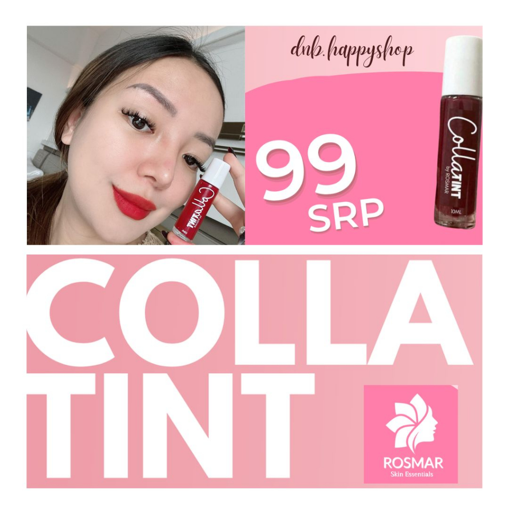 Buy1 Take1 Rosmar New COLLAtint 10ml Lip Tint with Collagen | Shopee ...