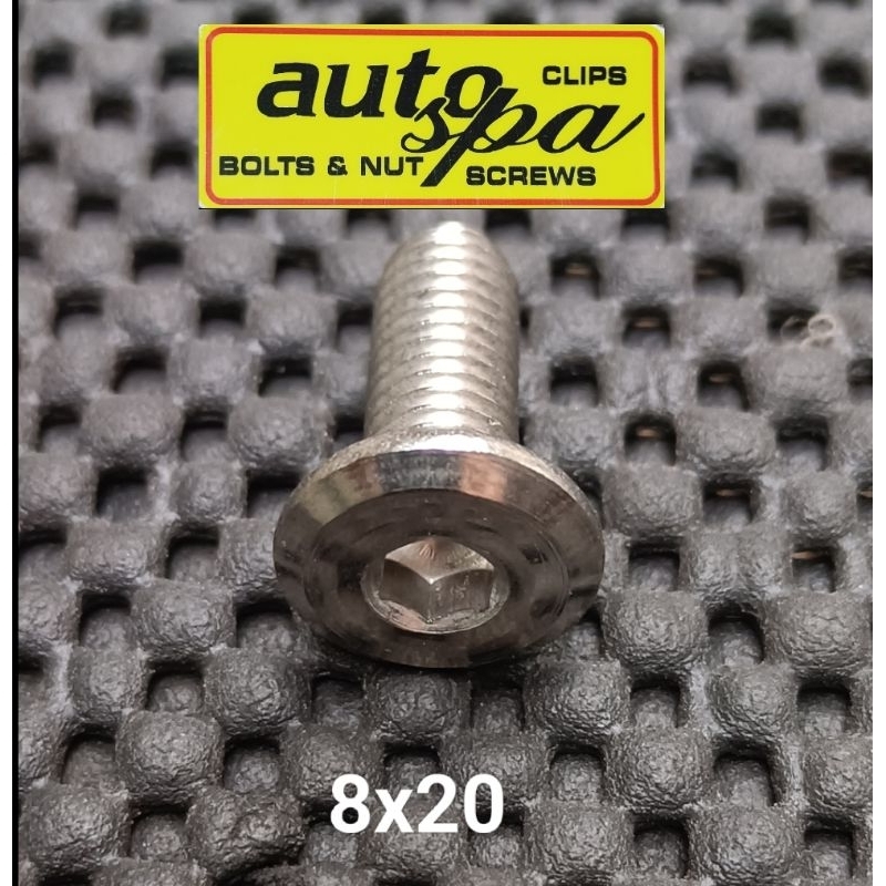 Universal Stainless Steel disc bolt M8x20 and M8x25 sold per piece ...
