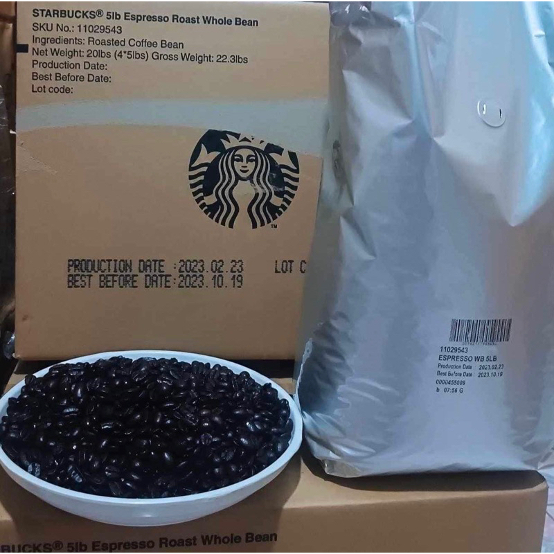 Starbucks Whole Beans 250g (Dark Roast Medium Roast Blonde Roast ...