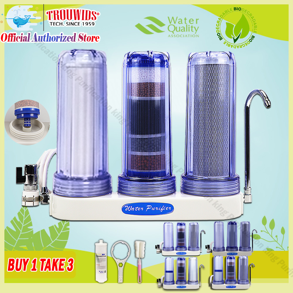3 Stage Ceramic Water Purifier 7in1 Water Purifier Faucet Front Water ...