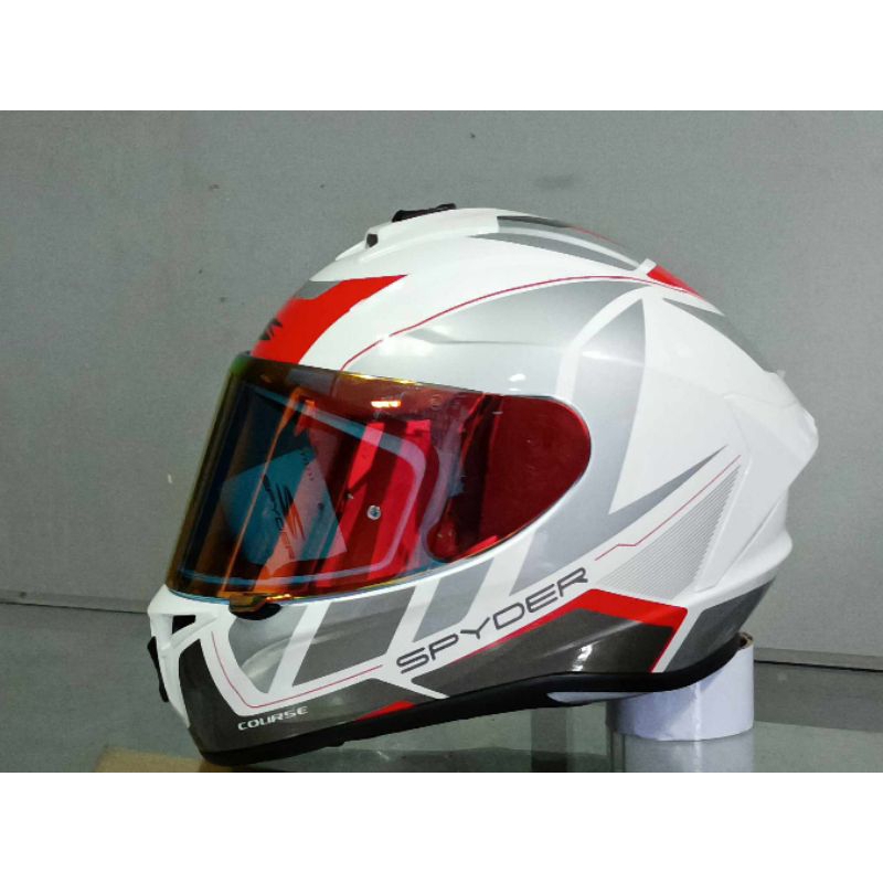 SPYDER Course Fullface Helmet with Free Extra Clear Visor | Shopee ...