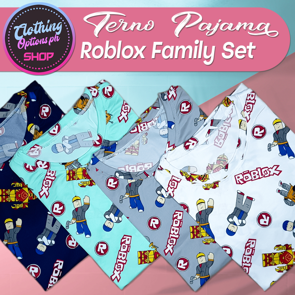 Restock!!!! | New Roblox Print!!! | Family Set Terno Pajamas! | Shopee ...