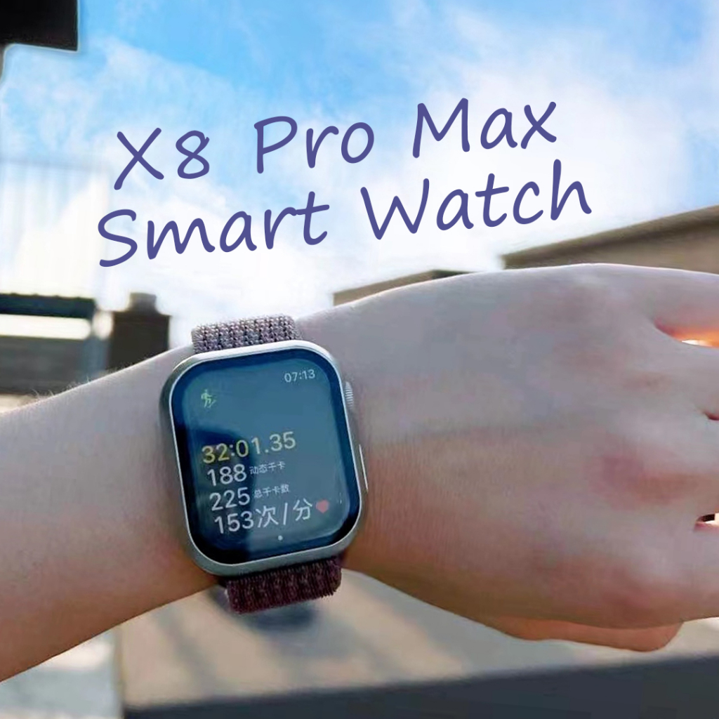 Smartwatch for X8 PRO MAX Series 8 Bluetooth Touch Screen Smart Watch ...