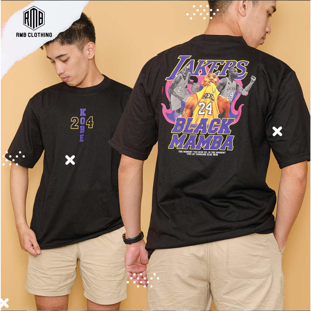 KOBE BRYANT BLACK MAMBA BOOTLEG | RMB CLOTHING | OVERSIZED PREMIUM ...