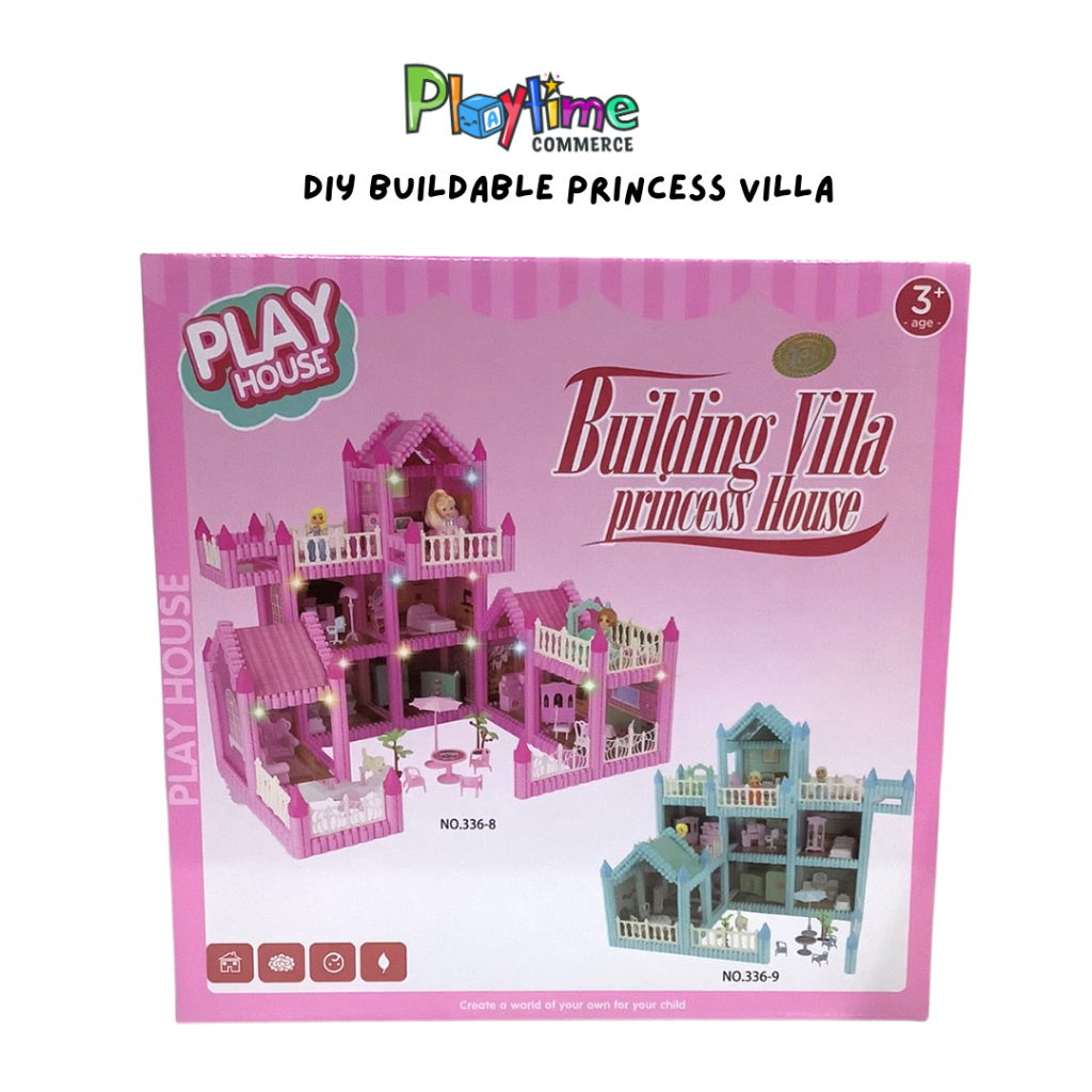 DIY Building Princess House Build Your Villa Doll House Buildable ...