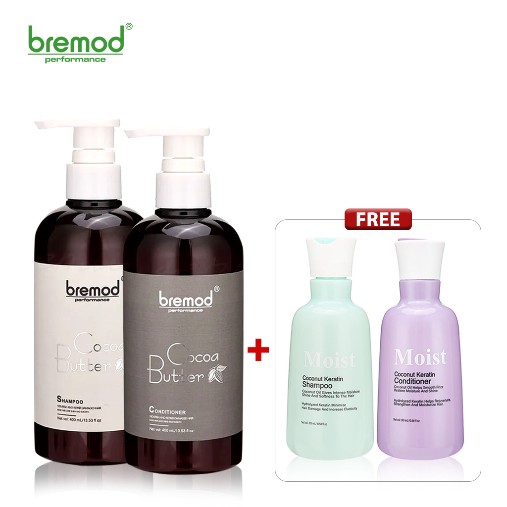 Bremod Natural Premium Hair Shampoo & Conditioner Natural Nourish Hair ...