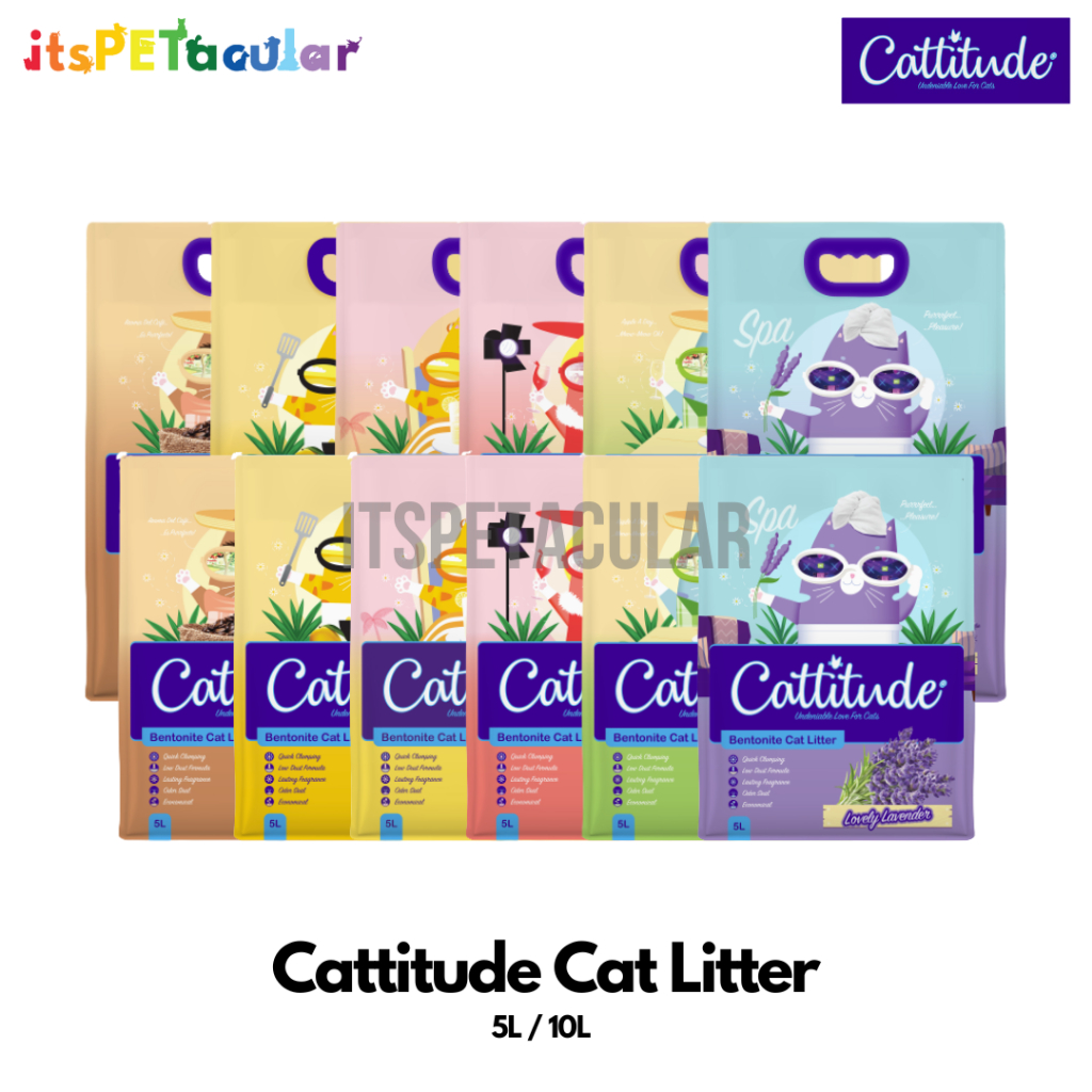 Cattitude Clumping Cat Litter 5L / 10L | Shopee Philippines