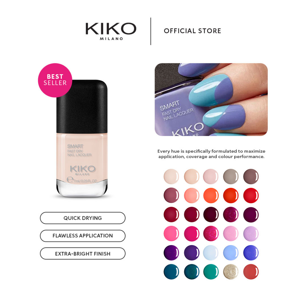 KIKO Milano Smart Nail Lacquer | Shopee Philippines