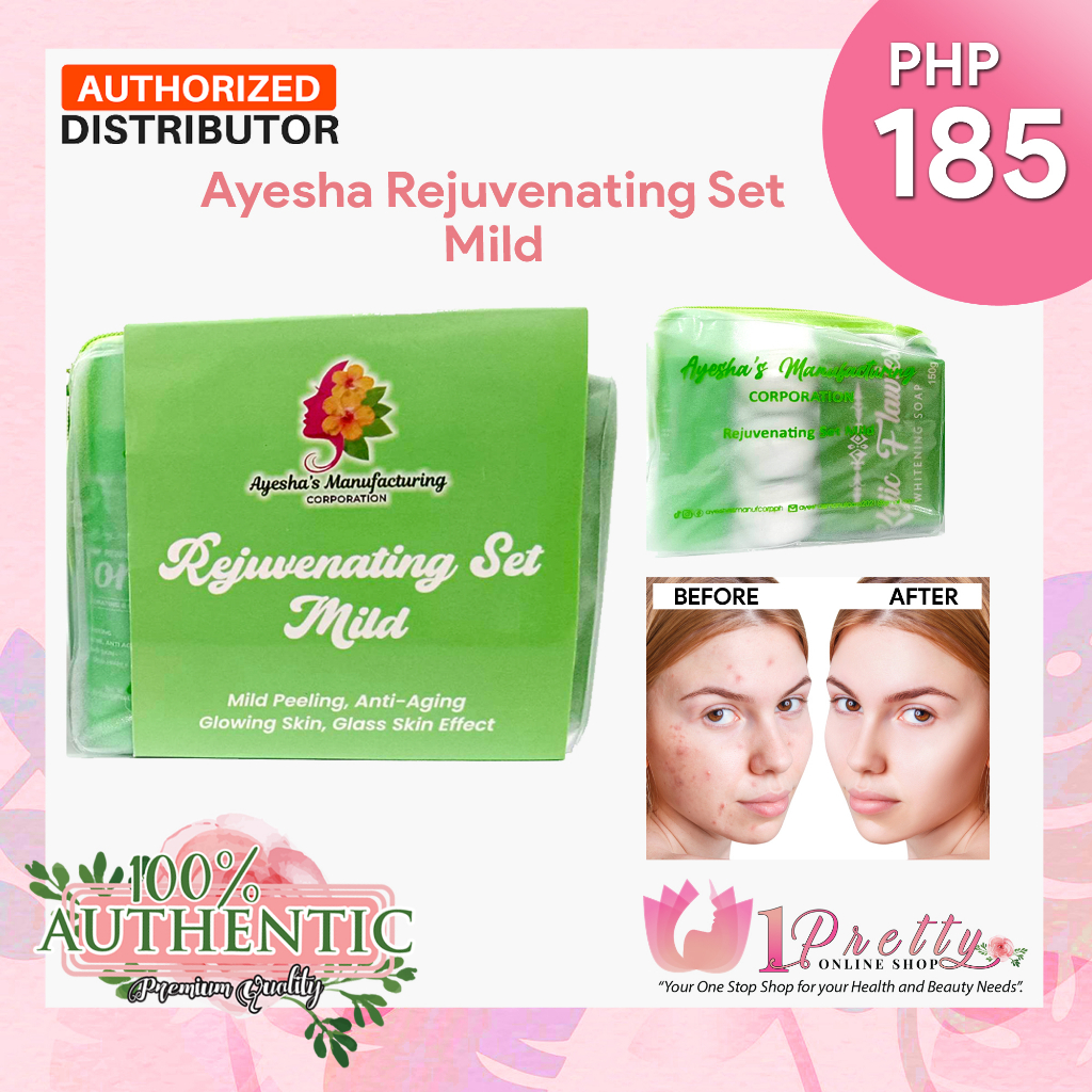1Pretty 1pc Original Ayesha Rejuvenating Set (Mild Set) | Shopee Philippines
