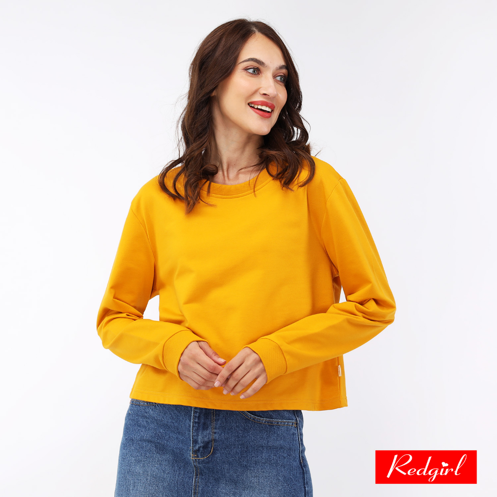 Red Girl Long Sleeves Crop Top Jacket W/Out Hood RGT10-0390 | Shopee ...