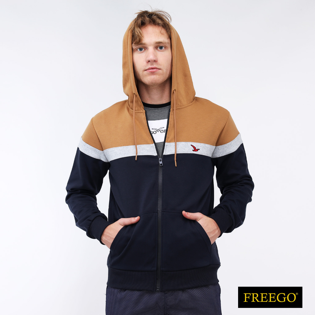 Freego Mens Terry Jacket W/ Hood GMT07-0019 | Shopee Philippines