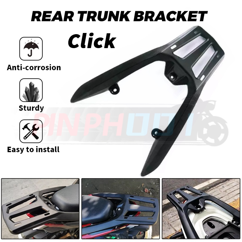 Motorcycle Honda Click Raven Bracket For Click 125/150 Tail box Box ...
