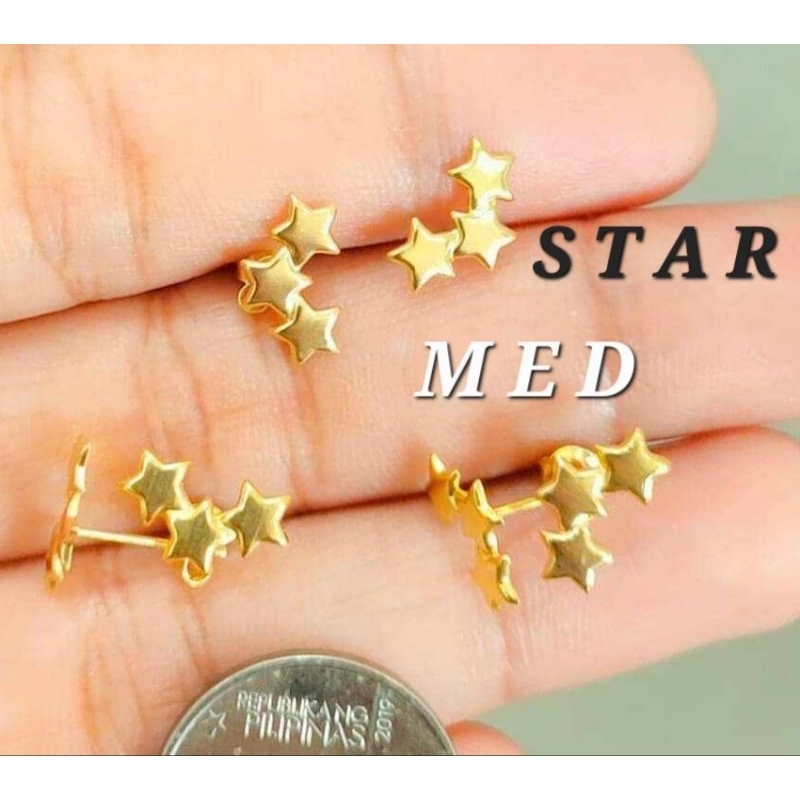 pawnable 18k sd catriona earing star med | Shopee Philippines