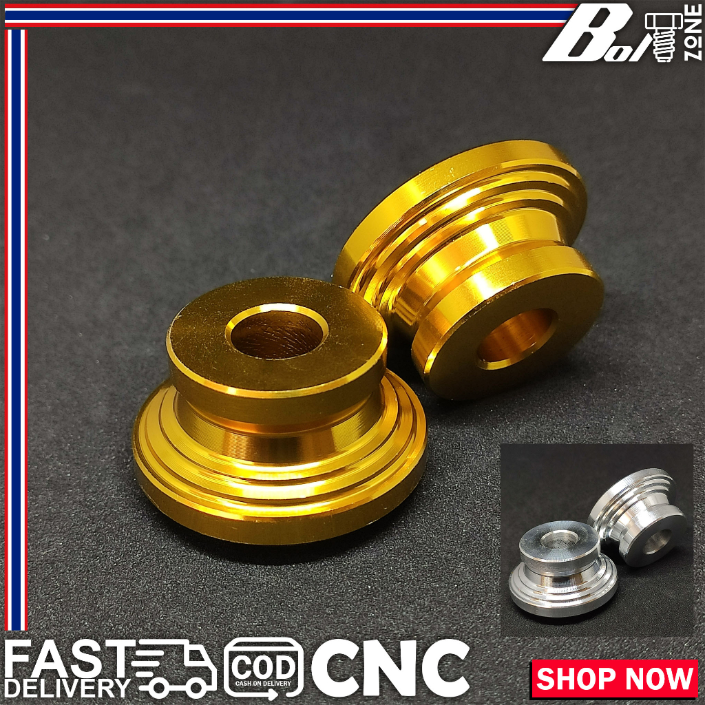 NUI RACING HUB AND MILE / WHEEL FRONT SPACER NMAX / AEROX / WAVE / ALL MIO / RAIDER / CLICK ...