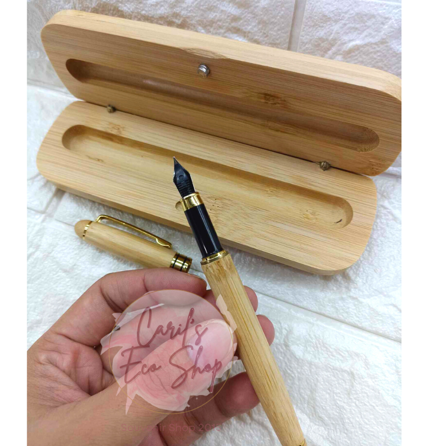 Bamboo Fountain Pen (Ink not Included) | Shopee Philippines