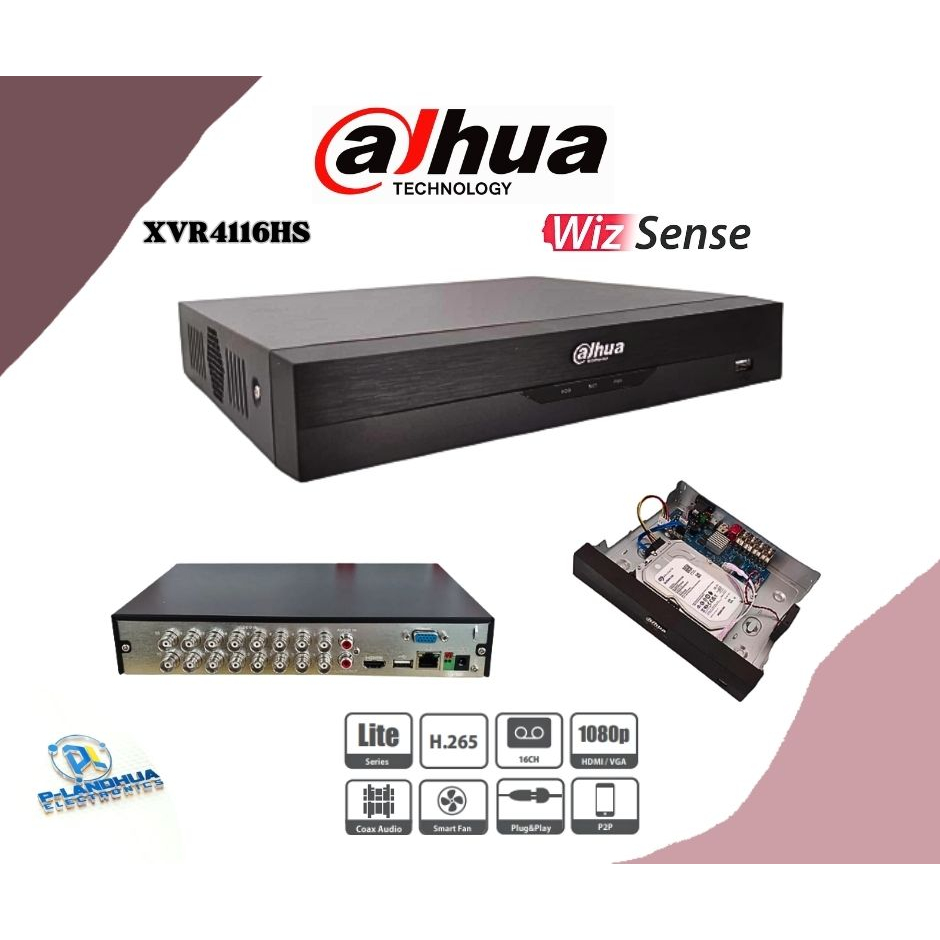 Dahua XVR4116HS-I 16channel Wizsense up to 2MP (with and without harddrive) | Shopee Philippines