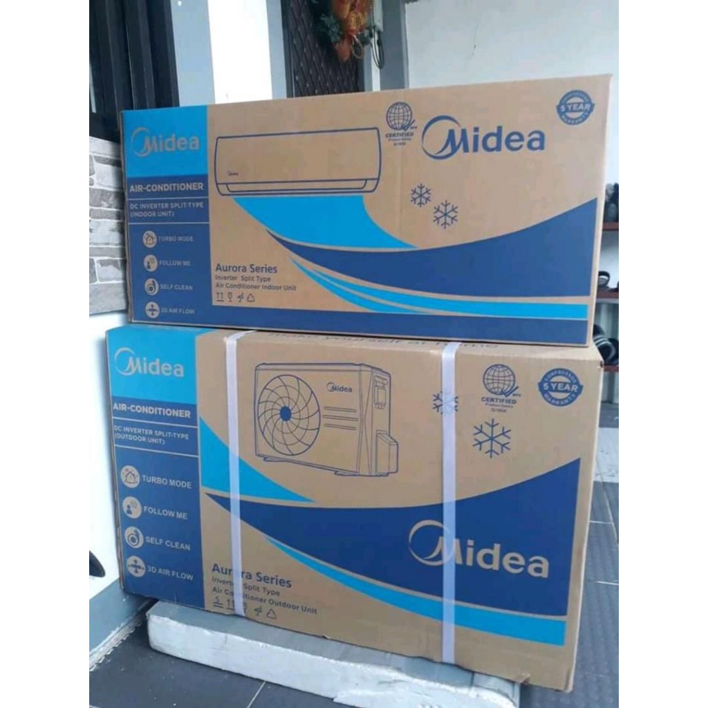 Midea DUA INVERTER AIRCON SPLIT TYPE INVERTER 1hp 2 | Shopee Philippines
