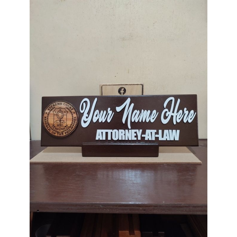 Personalized Office Desk Name | Table Name Plate | Shopee Philippines