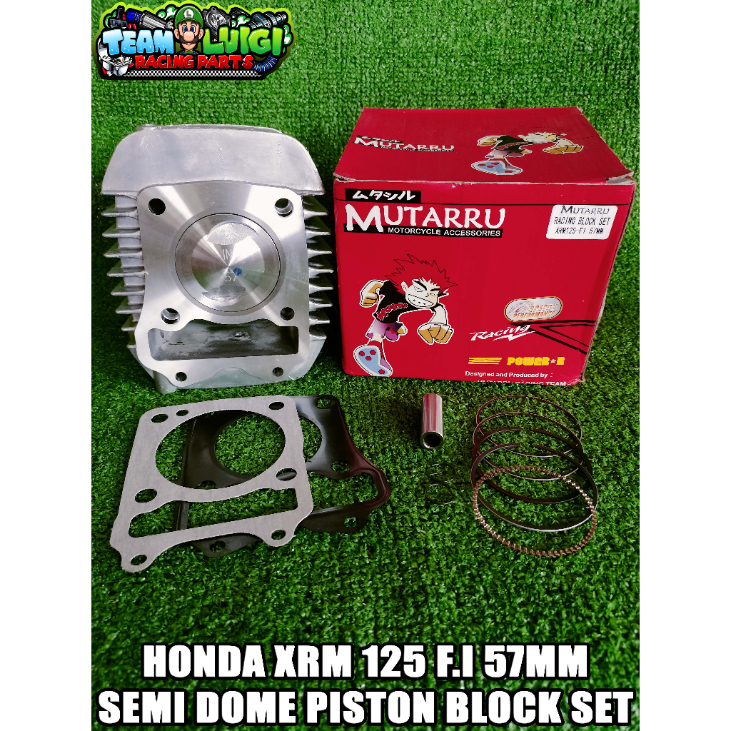 MUTARRU HONDA XRM 125 FI 57MM SEMI DOME PISTON CYLINDER BLOCK SET ...