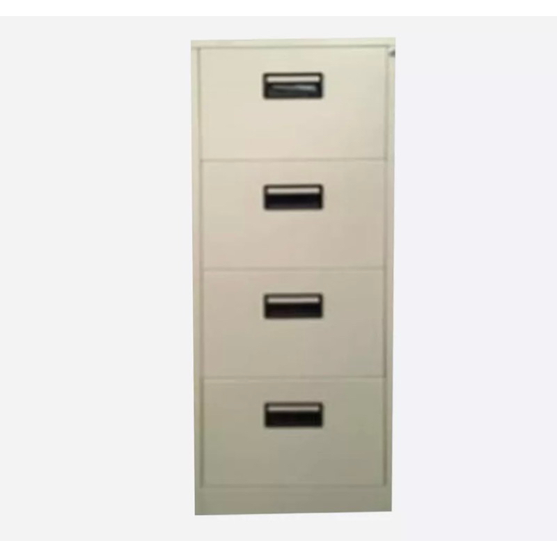 4 Layer Vertical Filing Cabinet (Beige and Gray) Not Assembled | Shopee ...