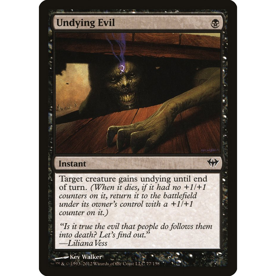 Undying Evil [DKA] - MTG Magic: The Gathering | Shopee Philippines