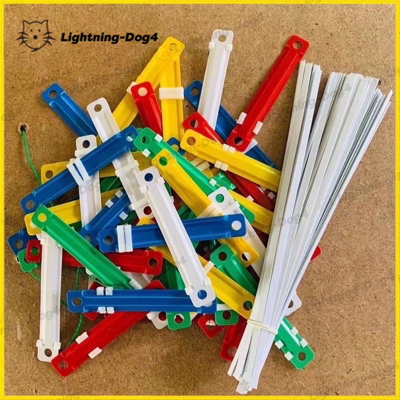 50pcs/box 7cm Paper Fastener long Plastic Office 70mm Fasteners School ...