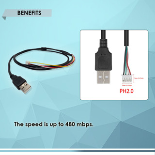 USB 2.0 A MALE to MICRO JST PH2.0 PLUG MALE/ FEMALE 4-PIN, BEST FOR EXTENSION CABLE | Shopee ...