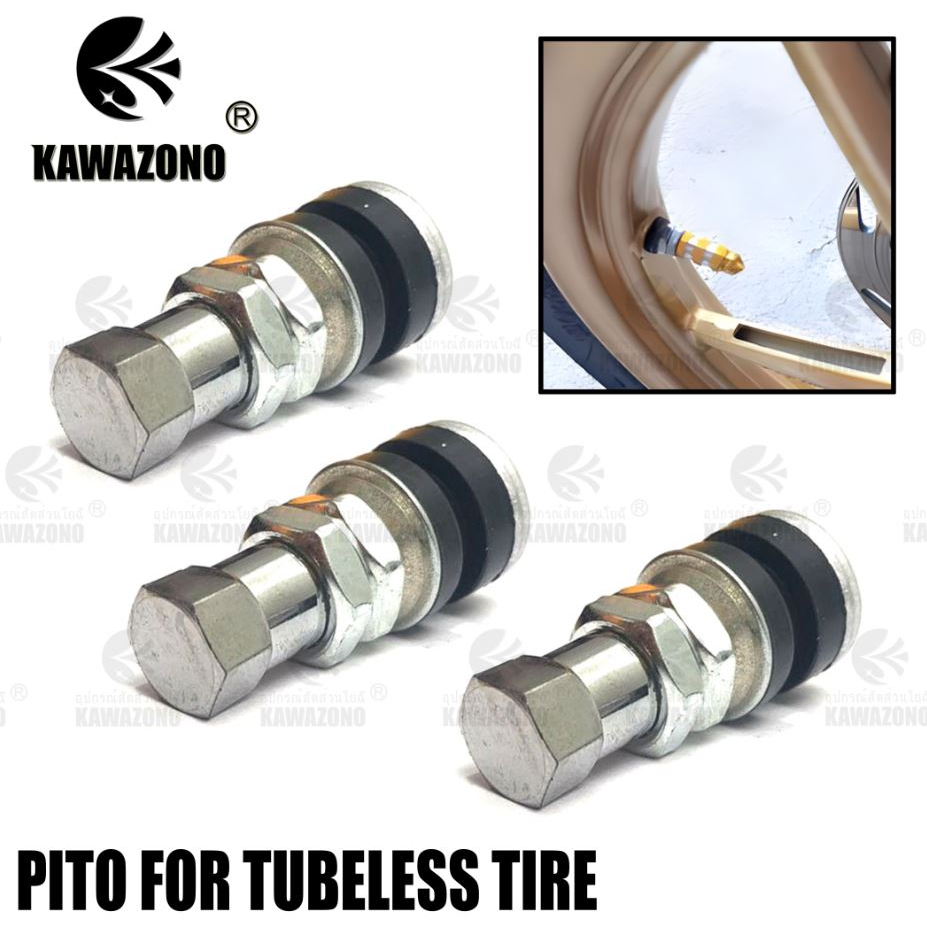 [SIMILAR STAINLESS]TUBELESS TIRE ALLOY PITO STRAIGHT DESIGN W/TIRE ...