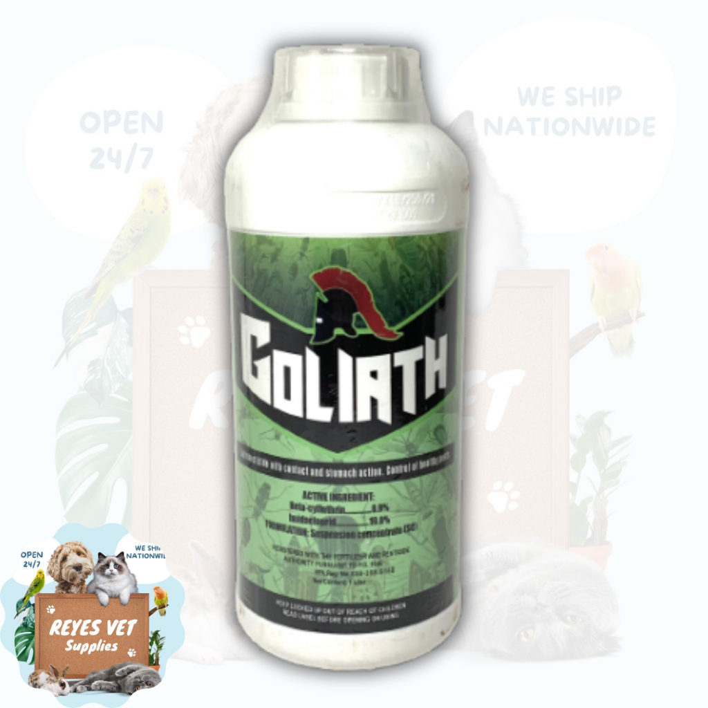 [VET SUPPORT ll] 1 Liter GOLIATH INSECTICIDE / FOR EARMITE AND OTHER ...