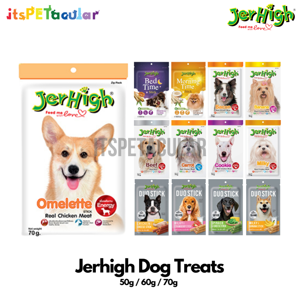 Jerhigh Dog Treats / Jerhigh Duo Stick Dog Treats 50g / 60g / 70g ...