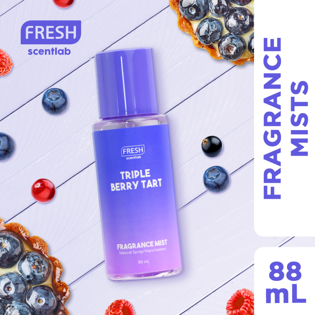 Fresh Scentlab Triple Berry Tart Fragrance Mist 88 mL | Shopee Philippines