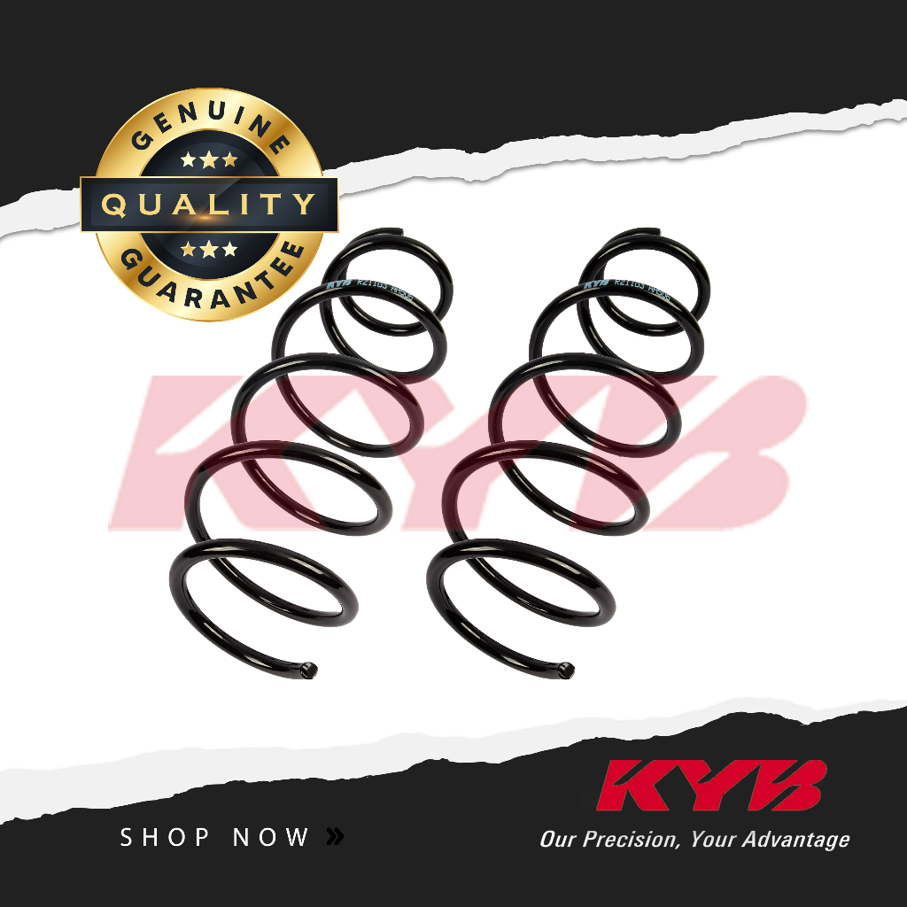 KYB KAYABA (2pcs) K-Flex Coil Spring (Front) for Toyota Vios / Yaris ...