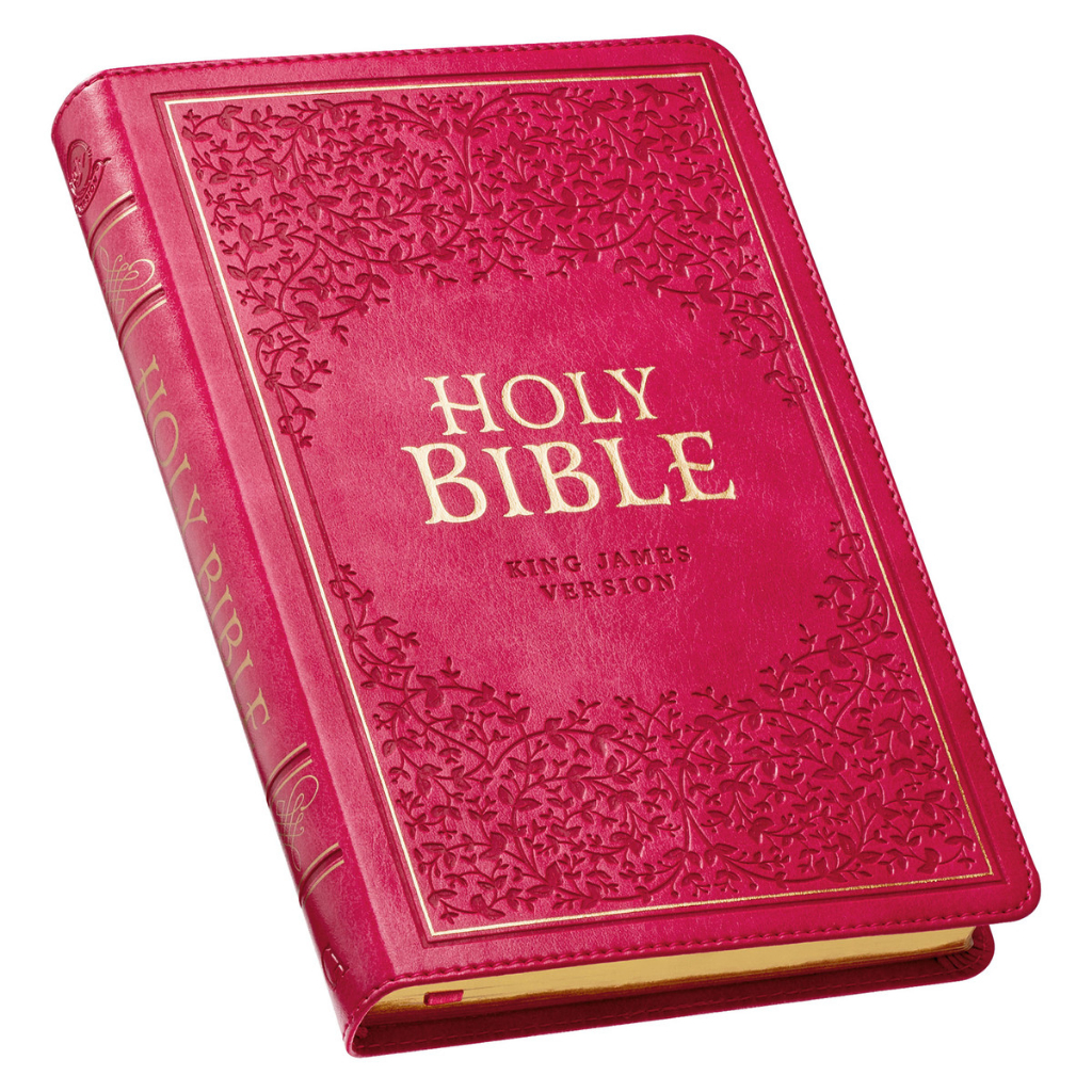 KJV115 - KJV Holy Bible, Pink Deluxe Gift with Thumb Index, King James ...