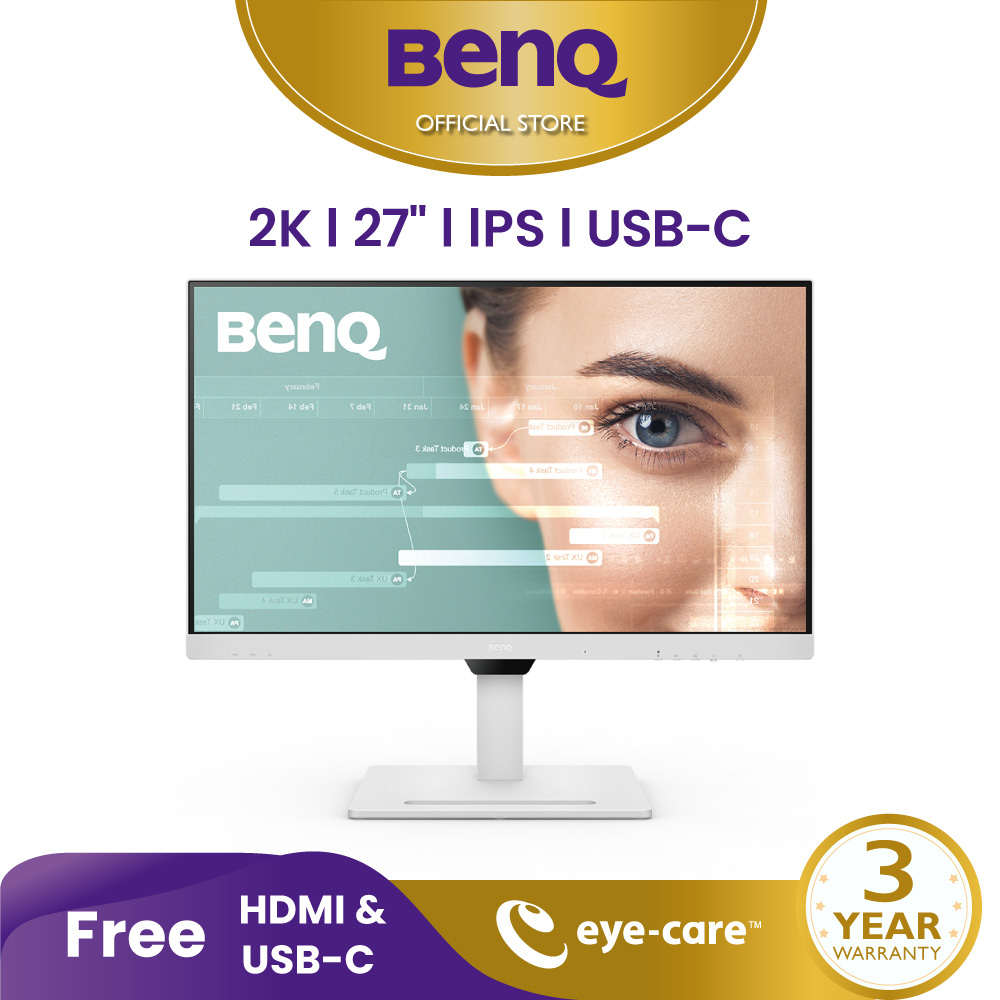 BenQ GW2790QT 27" 2K 2560x1440 IPS USB-C HDMI USB Built-In Mic Speakers ...