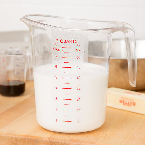 Graduated Measuring Pitcher, 2L Clear Polycarbonate with Label | Shopee ...