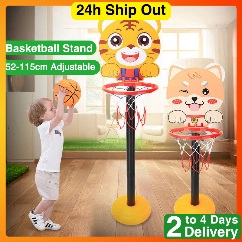 Mini Basketball Stand Full Set Adjustable Hoop Board Basket Ball Net ...