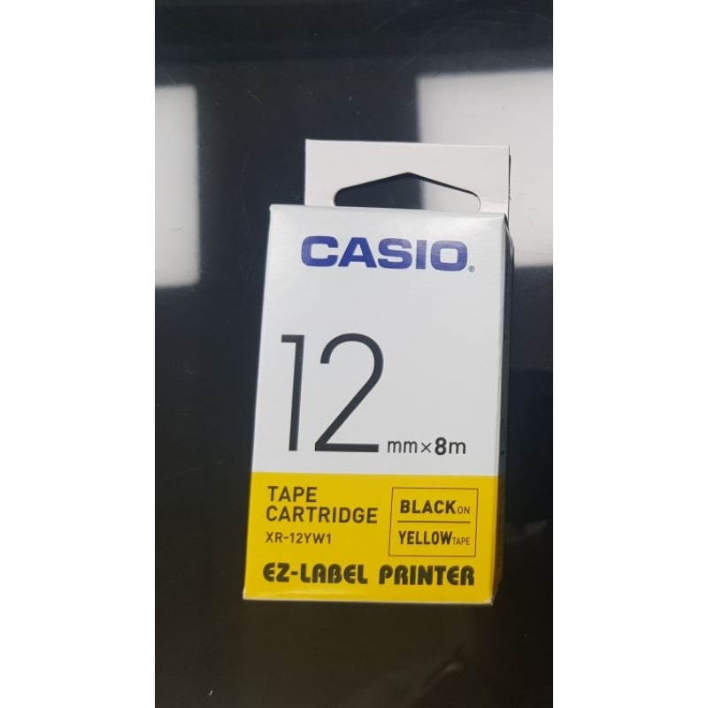 Casio Label Printer Cartridge XR12YW1 12mm | Shopee Philippines