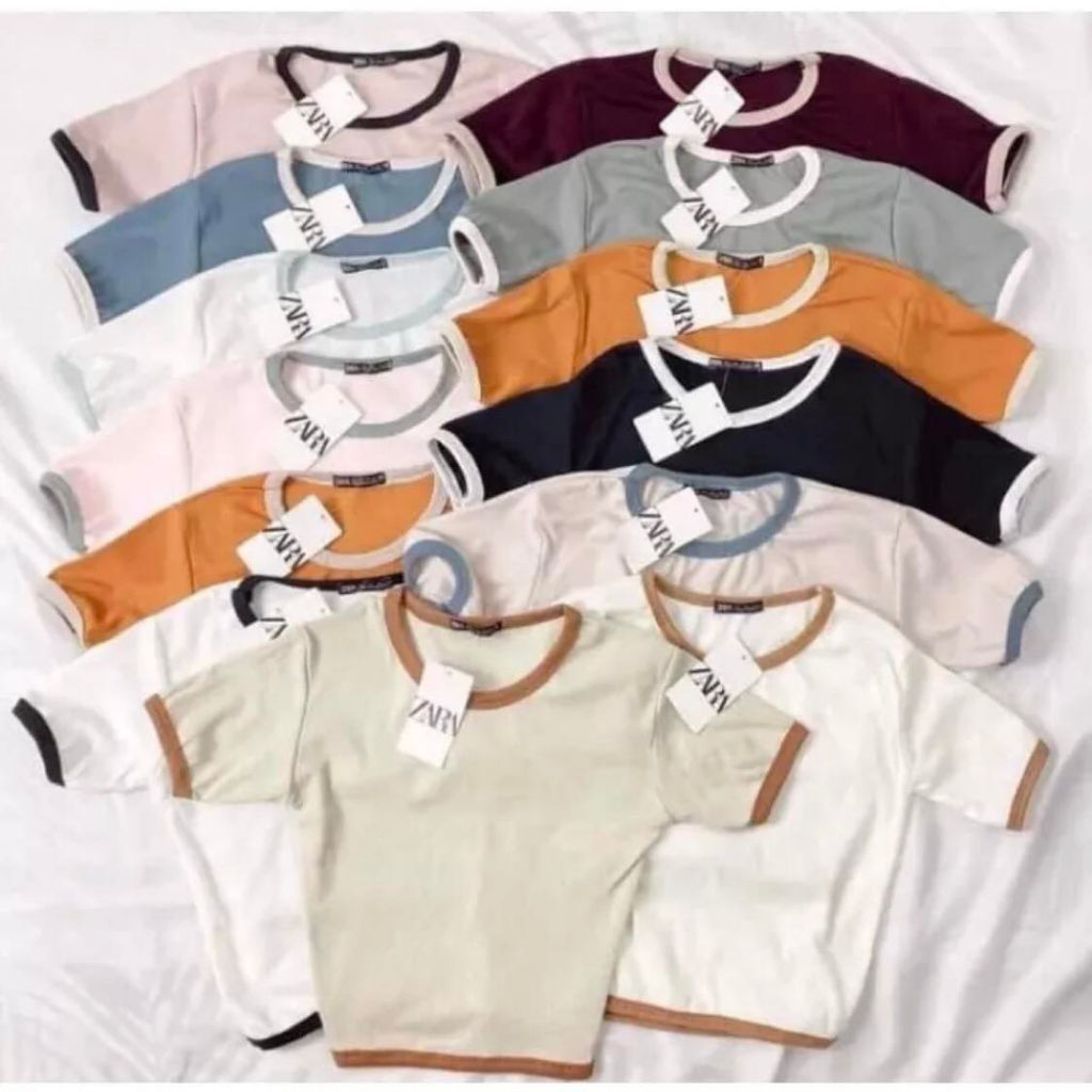 IWC Plain ringer tank top crop top for women | Shopee Philippines