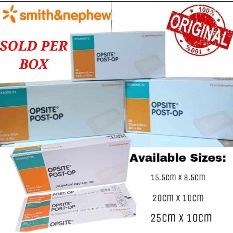OPSITE POST-OP WOUND DRESSING ( SOLD PER BOX ) WATERPROOF | Shopee ...