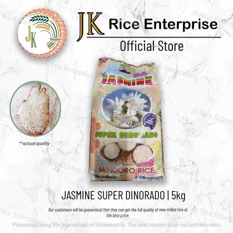 JASMINE SUPER DENORADO RICE 5KG (PREMIUM QUALITY RICE) | Shopee Philippines