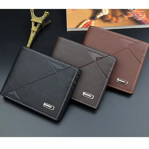 Men's Wallet Short Multi-position Fashion Casual Wallet Young Men's ...