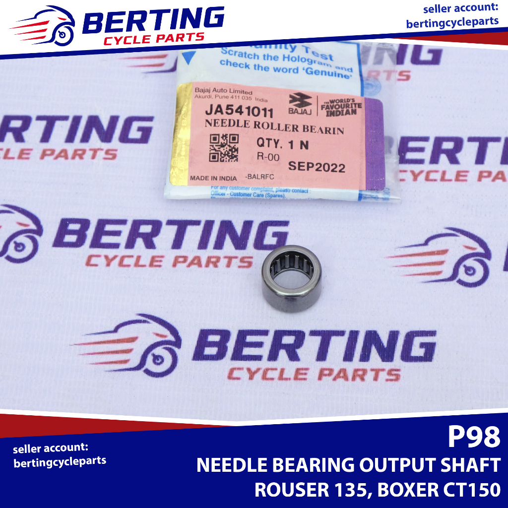 NEEDLE BEARING OUTPUT SHAFT Rouser 135 Boxer CT150 Genuine Bajaj ...