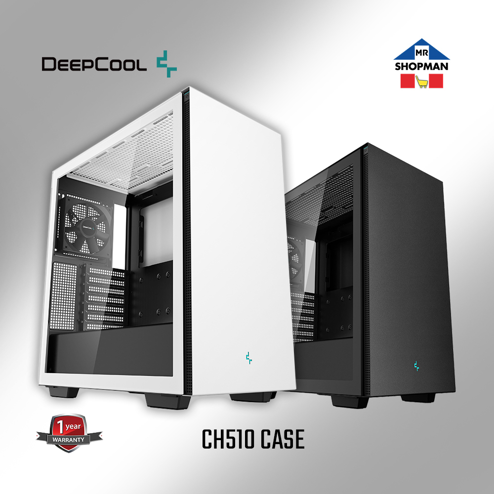 Deepcool CH510 Non Mesh Mid Tower Desktop Computer PC Case | Shopee ...