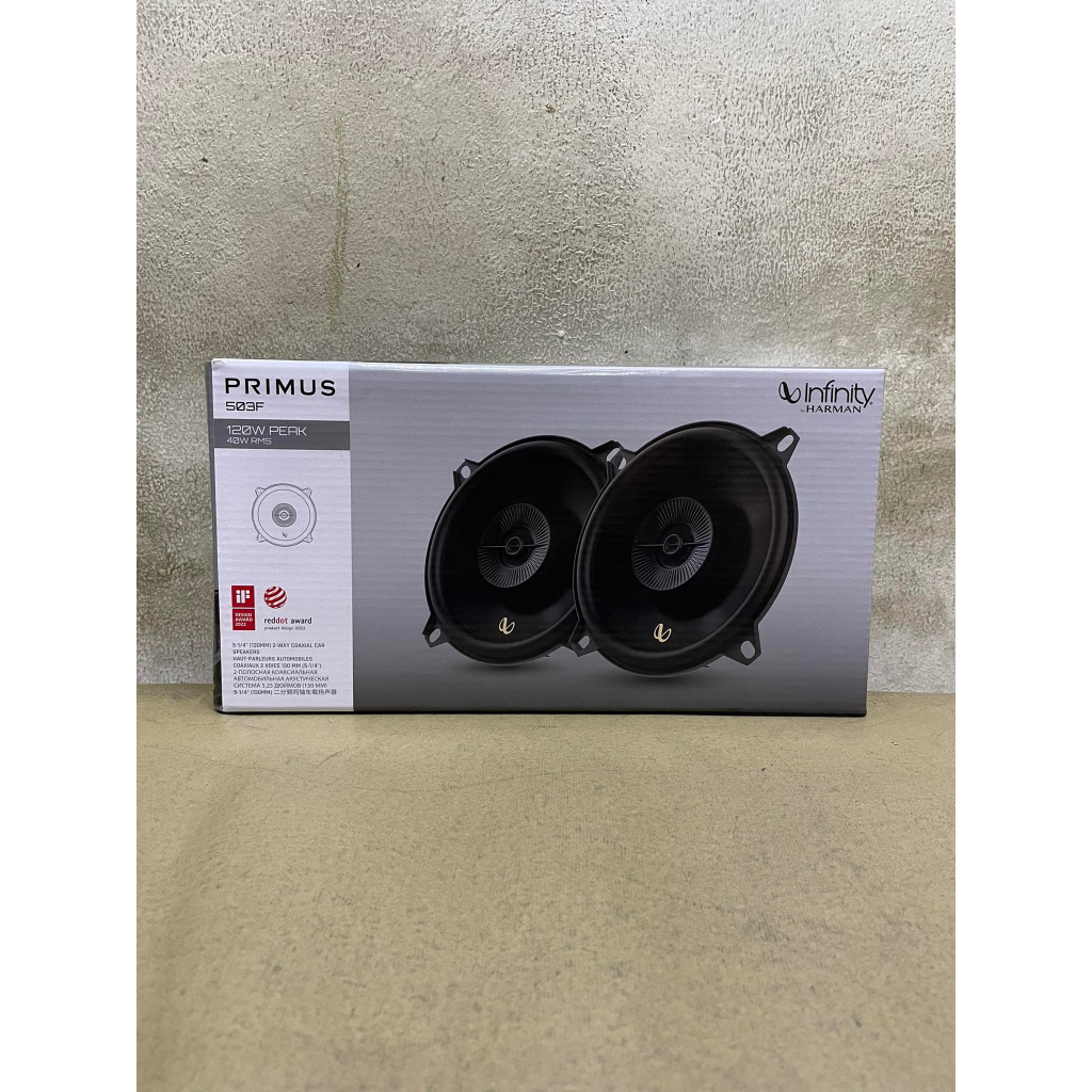 INFINITY PRIMUS 503F 5-1/4” ( 130MM ) 2-WAY COAXIAL CAR SPEAKERS ( BLACK ) | Shopee Philippines