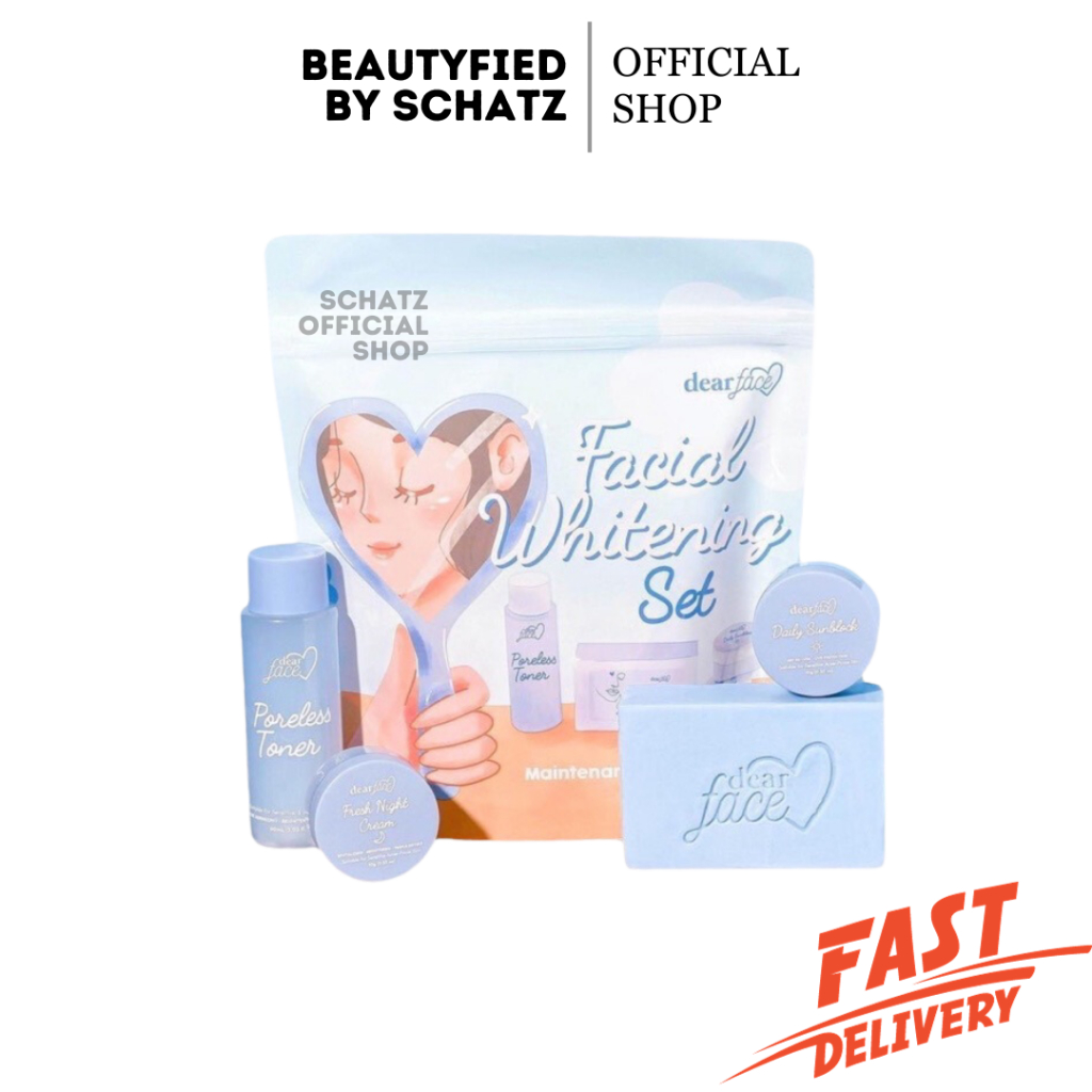 Dear Face Facial Whitening Set (New Packaging) | Shopee Philippines