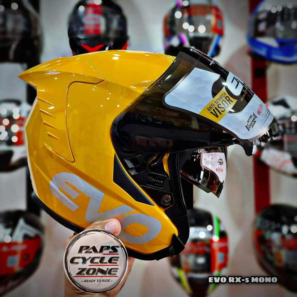 EVO RX-5 MONO HALF FACE HELMET | Shopee Philippines