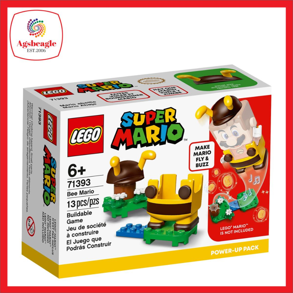 Lego Super Mario 71393 Bee Mario Power Up Pack (2021) | Shopee Philippines