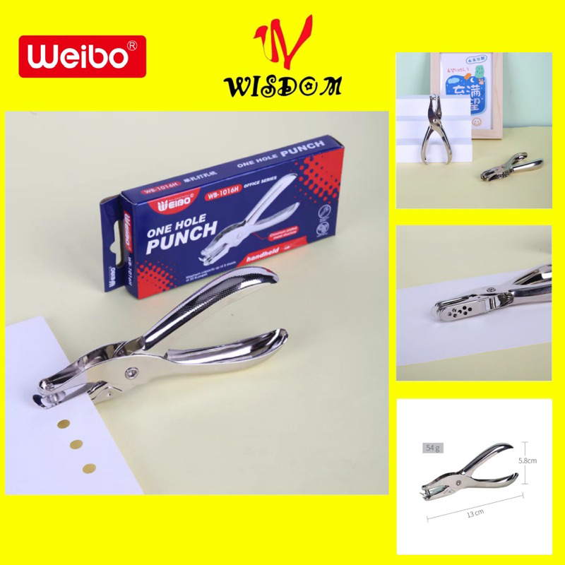 WISDOM WEIBO WB-1016H ONE HOLE PUNCH office supplies/ SCHOOL SUPPLIES ...