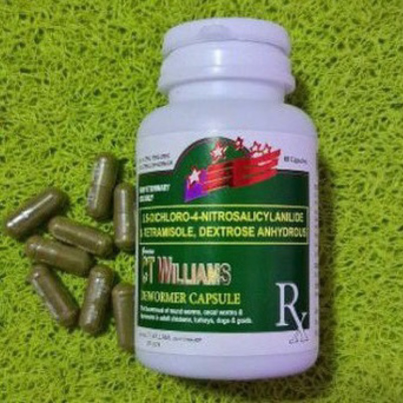 CT Williams (10 capsules) Dewormer Capsule for gamefowl | Shopee ...