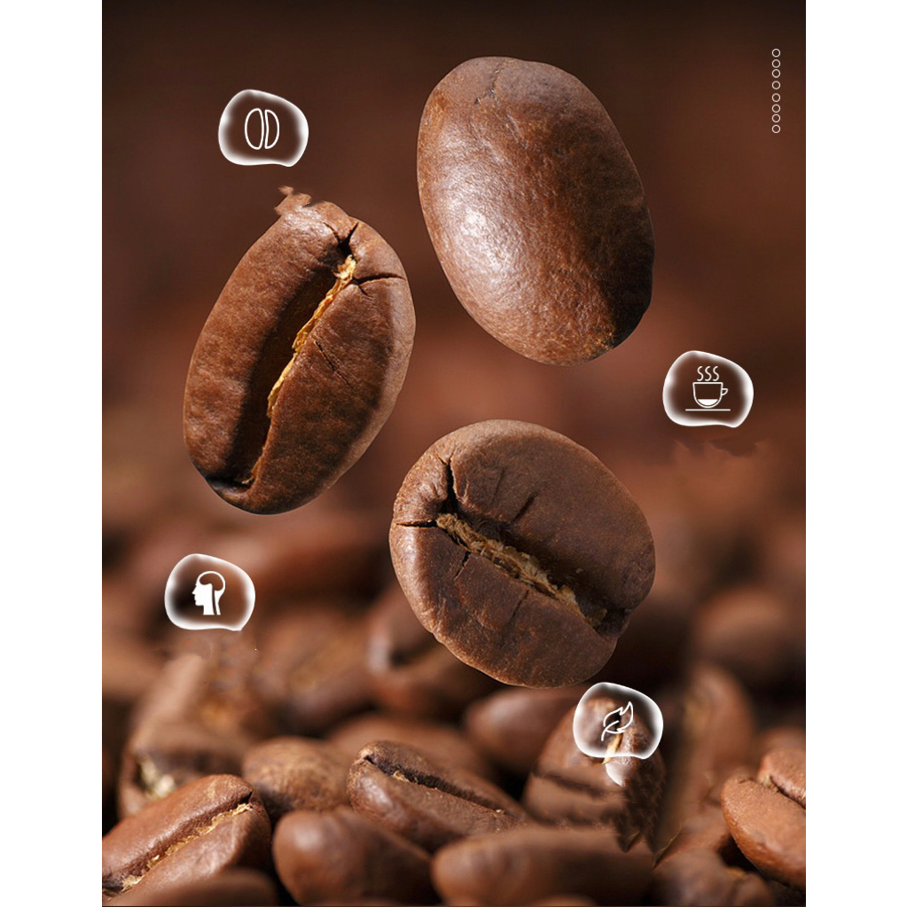 DK coffee bean 500g Medium Roast /Dark Roast coffee bean/Italian coffee ...